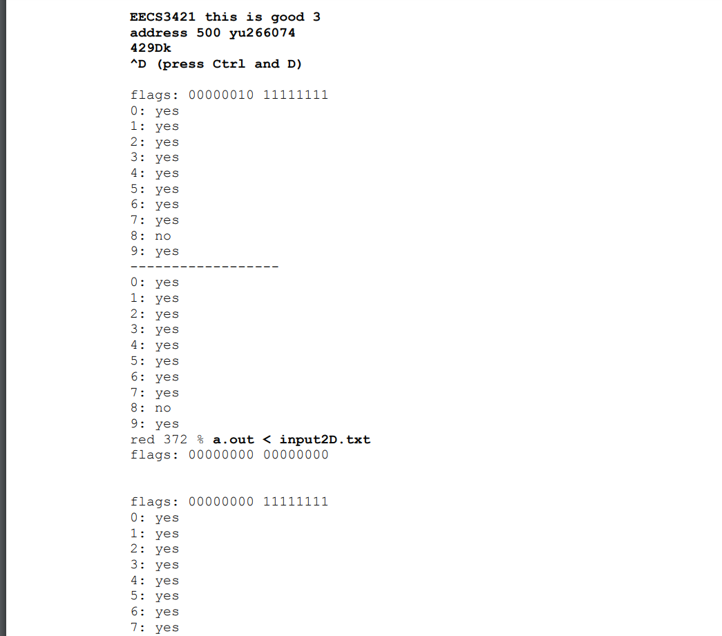 6 Problem E1 Bits As Boolean Flags In Class We