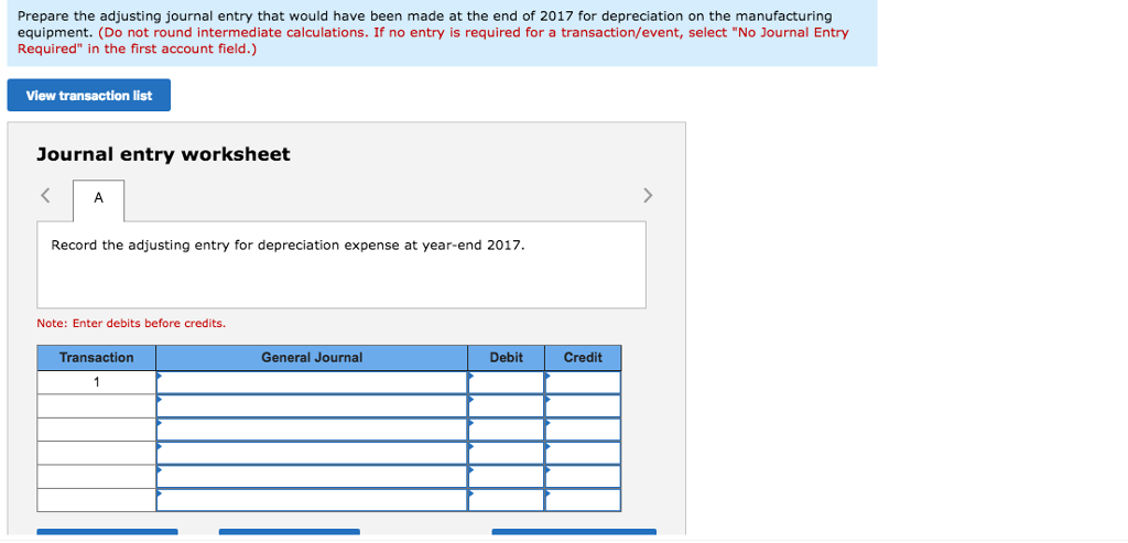 Solved Prepare the adjusting journal entry that would have | Chegg.com