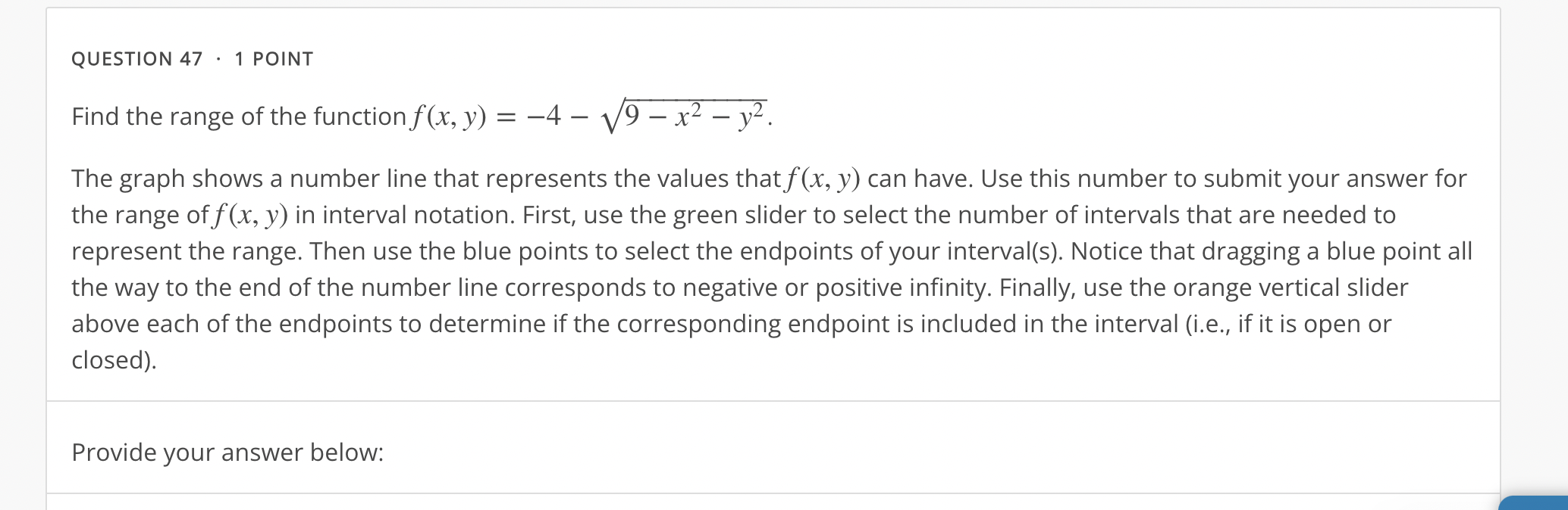 Solved \r\n\r\nThe range consists of this number of | Chegg.com