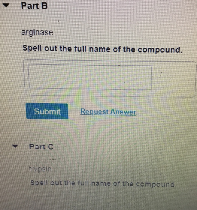Solved Give the substrate for each of the following enzymes: | Chegg.com