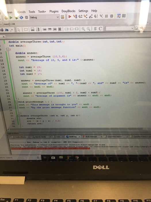 Solved Can I see this as a screenshot from codeblocks ? All | Chegg.com