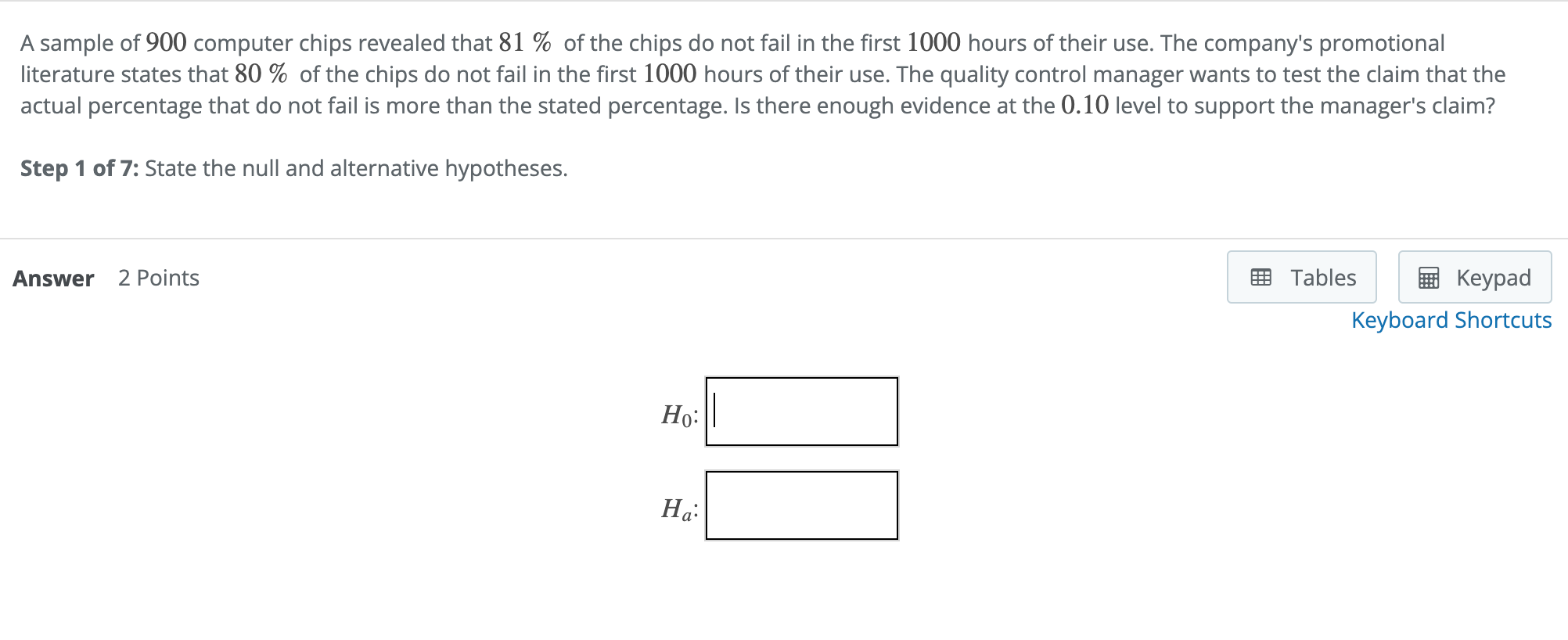 Solved A sample of 900 computer chips revealed that 81% of | Chegg.com