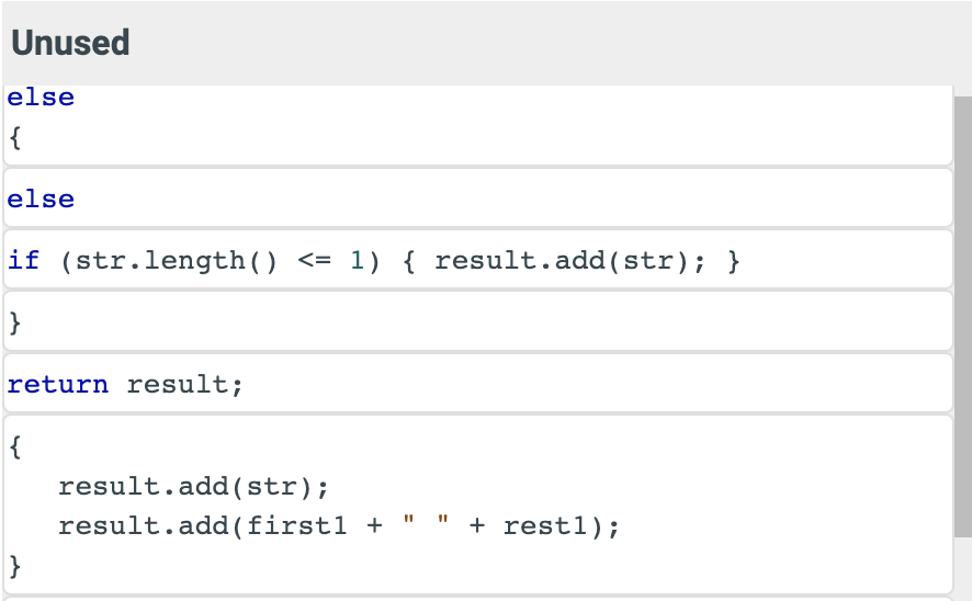 Solved Rearrange the following lines of code to produce a | Chegg.com