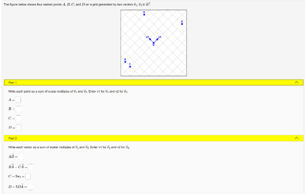 Solved The figure below shows four named points A, B, C, and | Chegg.com | Chegg.com