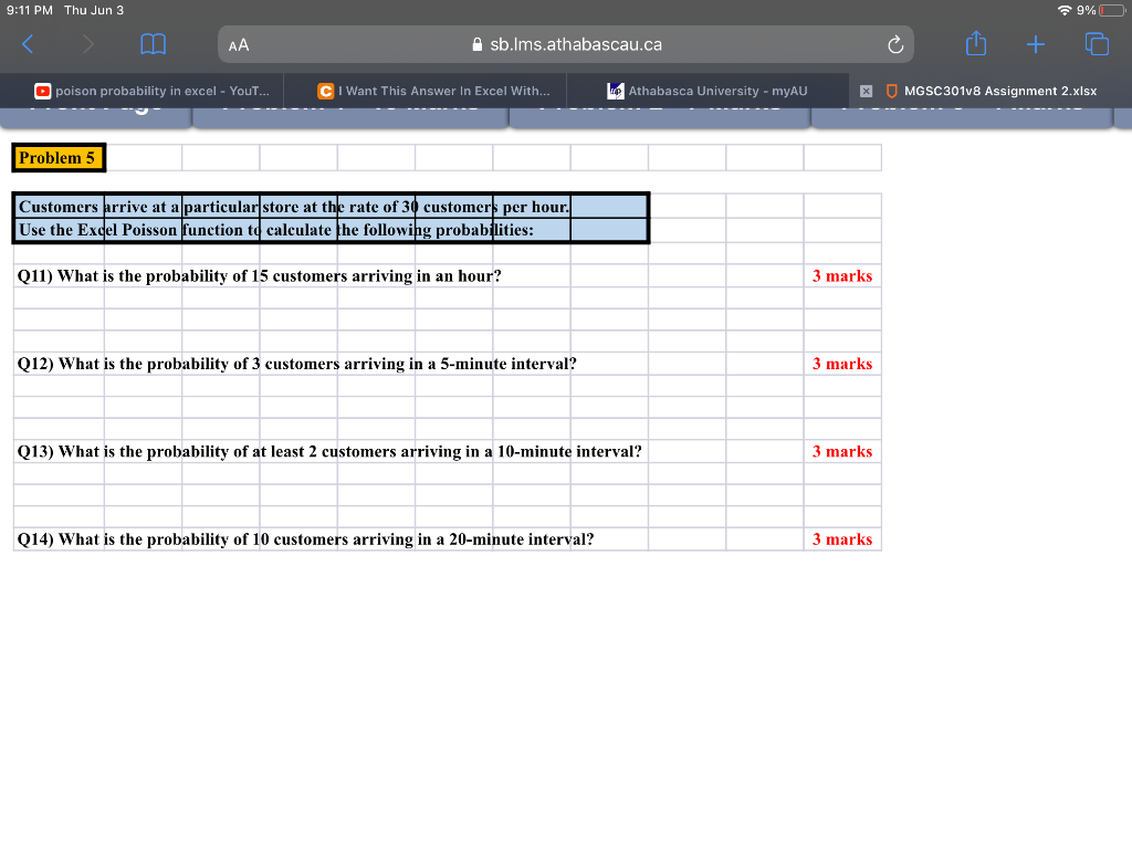 Solved I want this answer in excel with proper formulas | Chegg.com