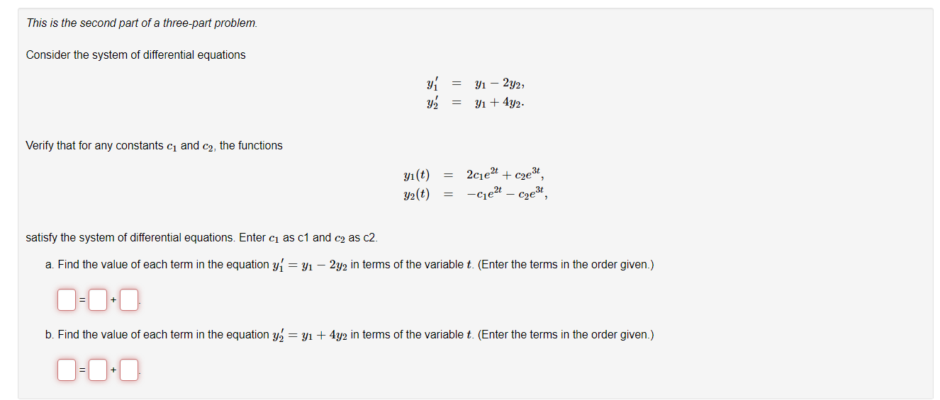 Solved This is the second part of a three-part problem. | Chegg.com