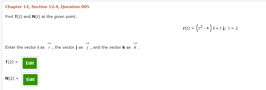 Solved Chapter 12, Section 12.2, Question 037 Evaluate the | Chegg.com