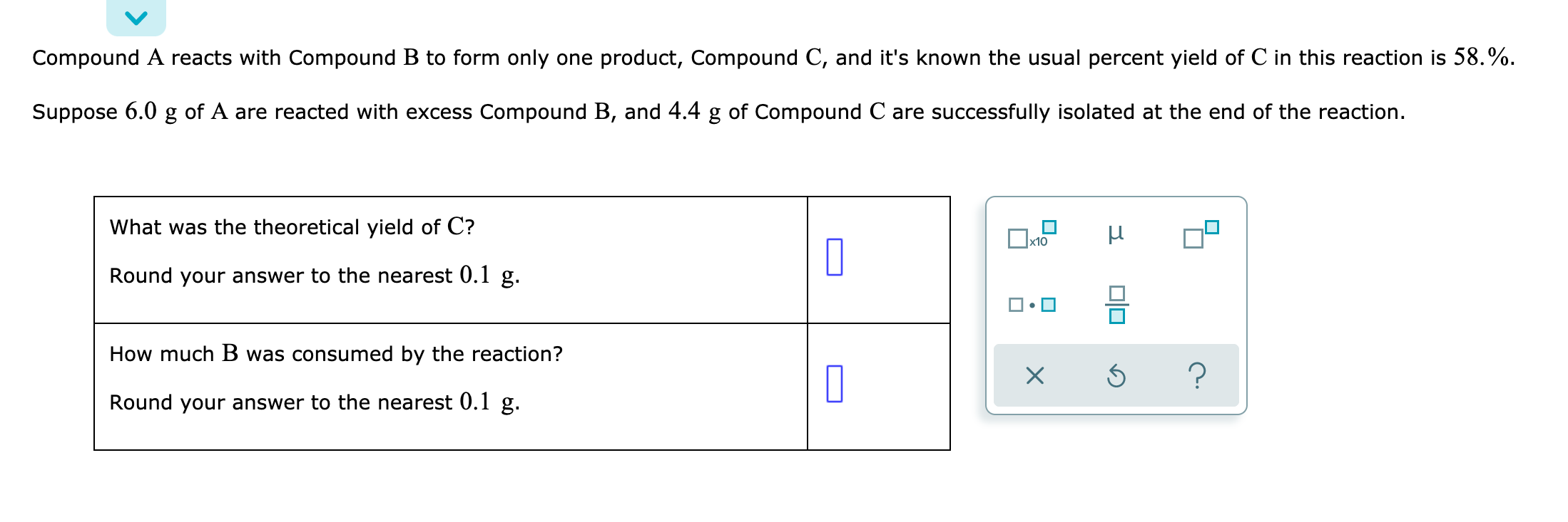 Solved Compound A reacts with Compound B to form only one | Chegg.com