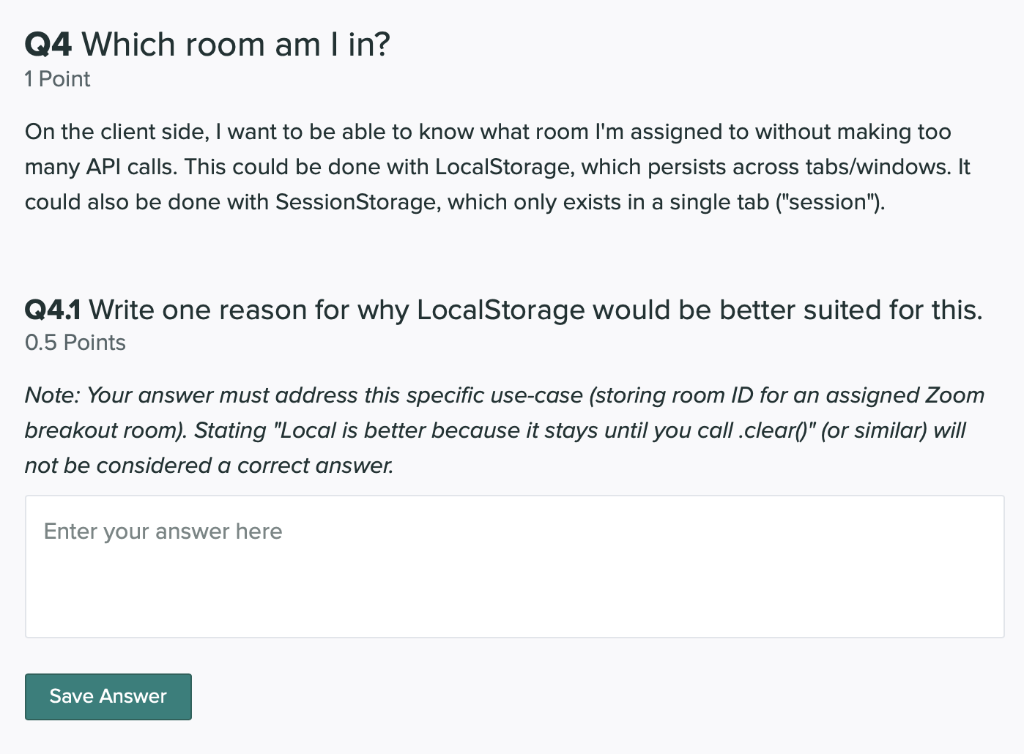 Solved For all questions on this quiz, assume we have the | Chegg.com