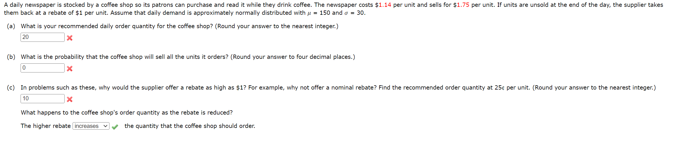 Solved the answers in A, B, and C boxes are all incorrect, | Chegg.com