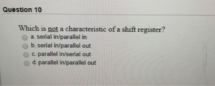 Solved Question 4 Which of the following are basically the | Chegg.com