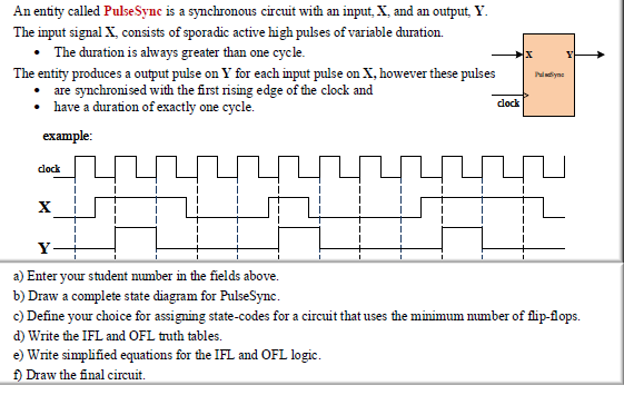 Solved X An entity called Pulse Sync is a synchronous | Chegg.com