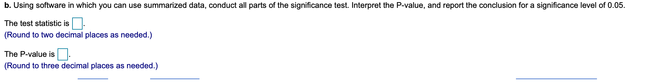 Solved The summary statistics in the table are for a | Chegg.com