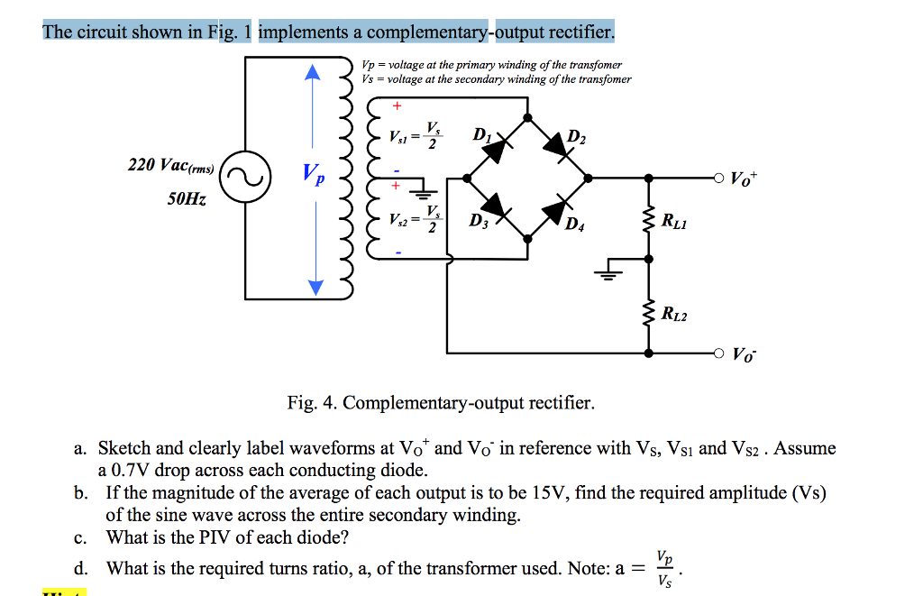 Solved The circuit shown in Fig, 1 implements a | Chegg.com