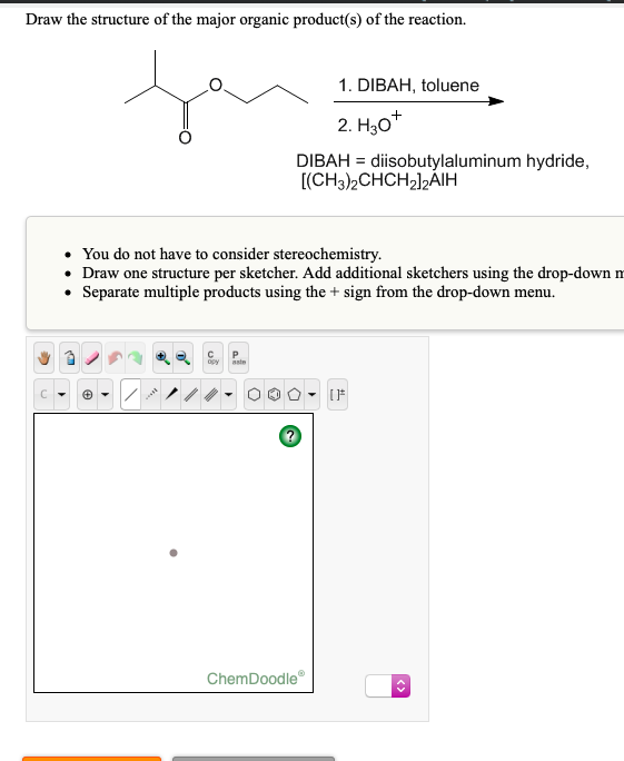 Solved Draw the structure of the major organic product(s) of | Chegg.com