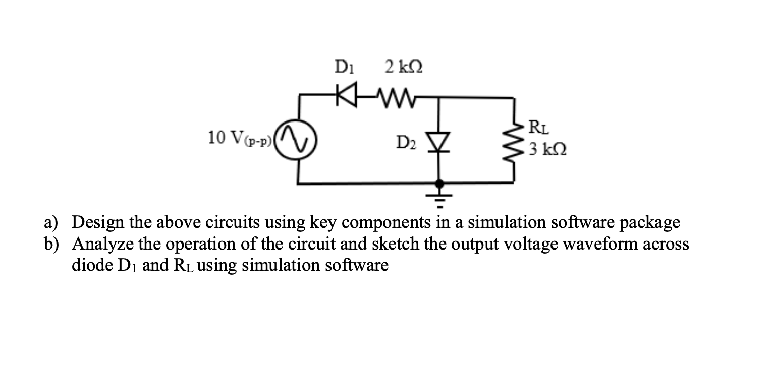 Solved a) Design the above circuits using key components in | Chegg.com