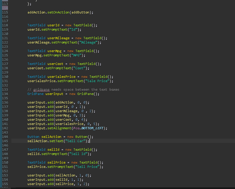 How do we space out the buttons for our output (add | Chegg.com