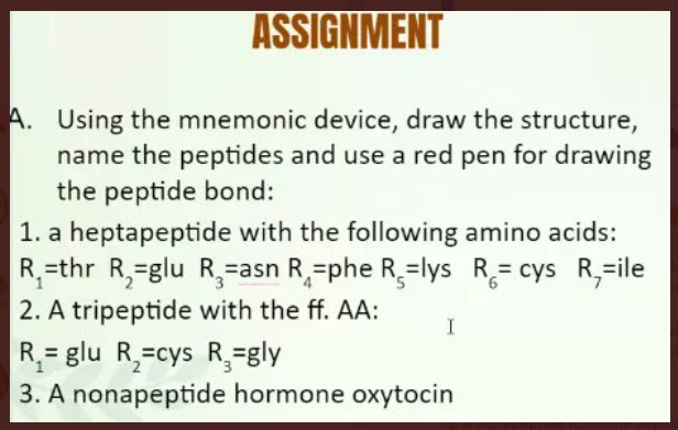 Solved ASSIGNMENT A. Using the mnemonic device, draw the | Chegg.com