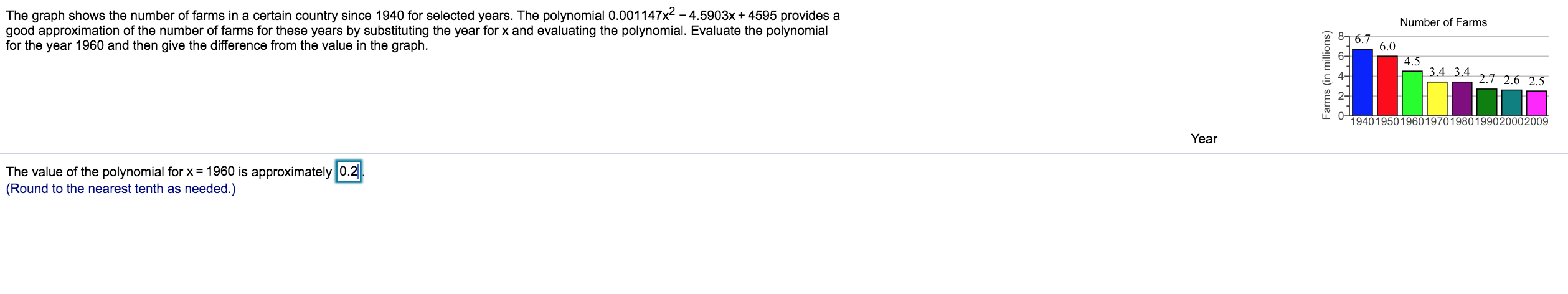 Solved I calculated the answer as 0.2 but it's telling me | Chegg.com