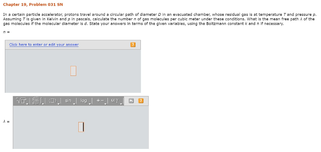 Solved Chapter 19, Problem 031 SN In a certain particle | Chegg.com