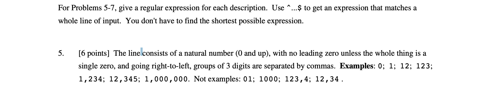 Lecture 6: Compilers, Languages, and Regular | Chegg.com