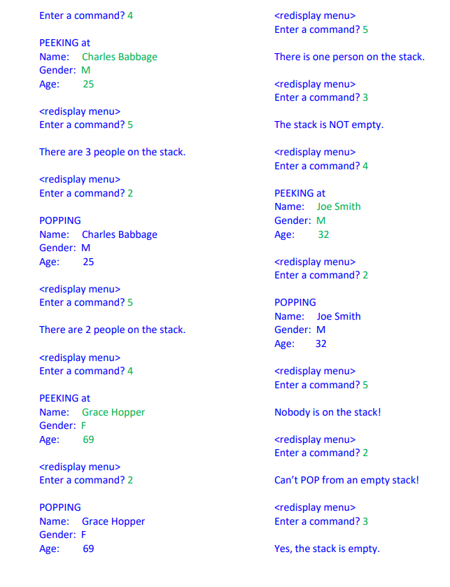Solved Ldb H Implementing a Stack Write a program that | Chegg.com