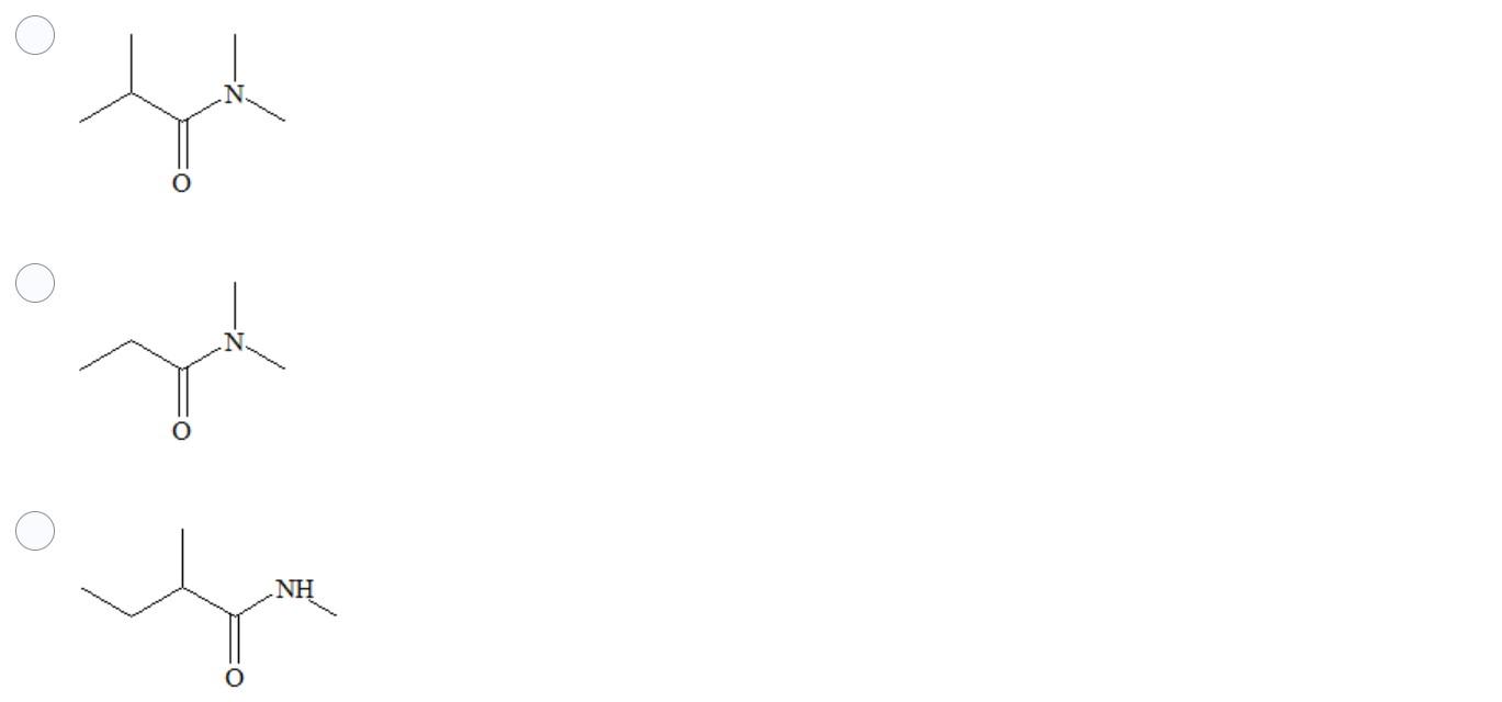 Solved What is the structure of N,2-dimethylpropanamide ? ΝΗ | Chegg.com