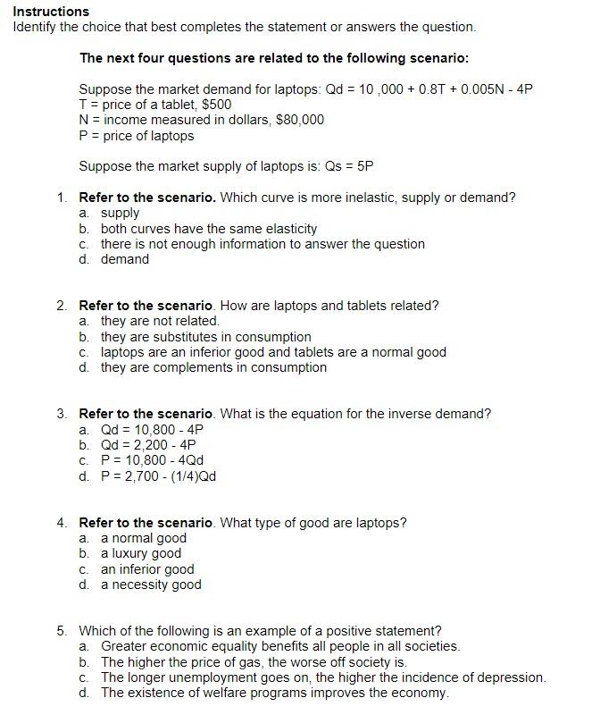 Solved The next four questions are related to the following | Chegg.com