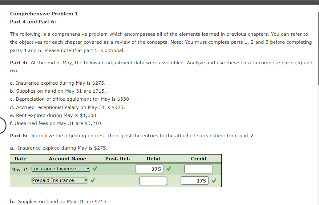 Part 4 and Part 6: The following is a comprehensive | Chegg.com