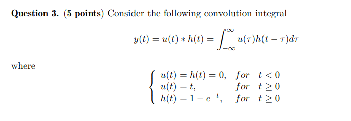 Solved Question 3. (5 points) Consider the following | Chegg.com