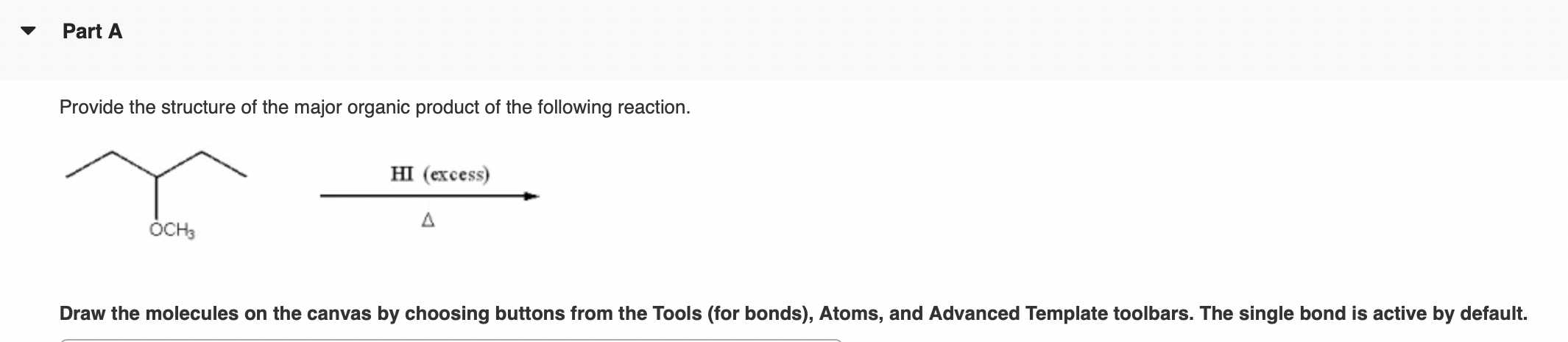 Solved Part AProvide the structure of the major organic | Chegg.com