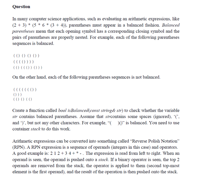 Solved In many computer science applications, such as | Chegg.com