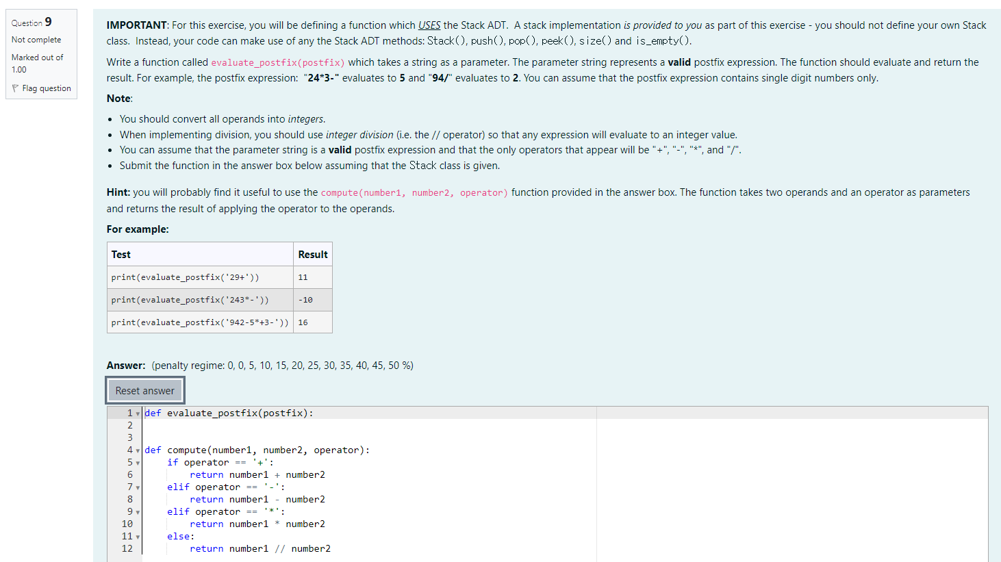 Solved IMPORTANT: For this exercise, you will be defining a | Chegg.com