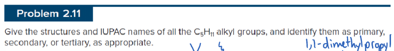 Solved Give the structures and IUPAC names of all the C5H11 | Chegg.com