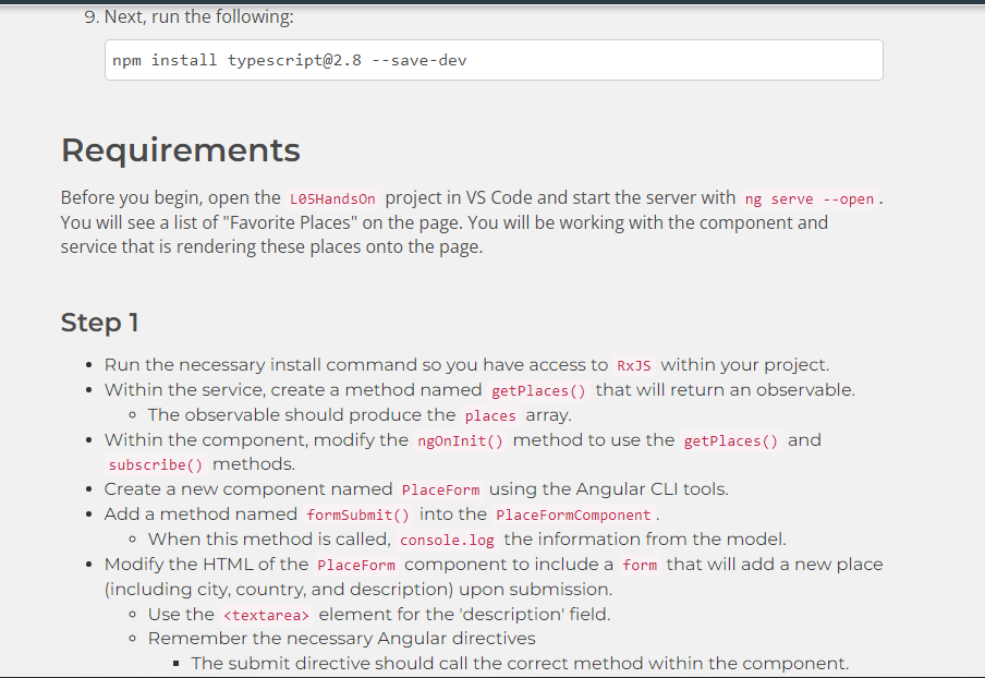 Solved 1. Start off by downloading the starter project and | Chegg.com