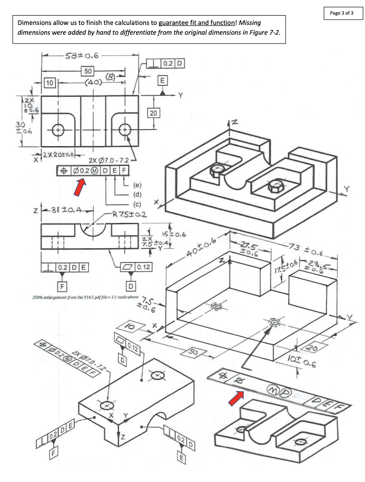 Solved Decode only the Shaft Support drawing by sketching a | Chegg.com