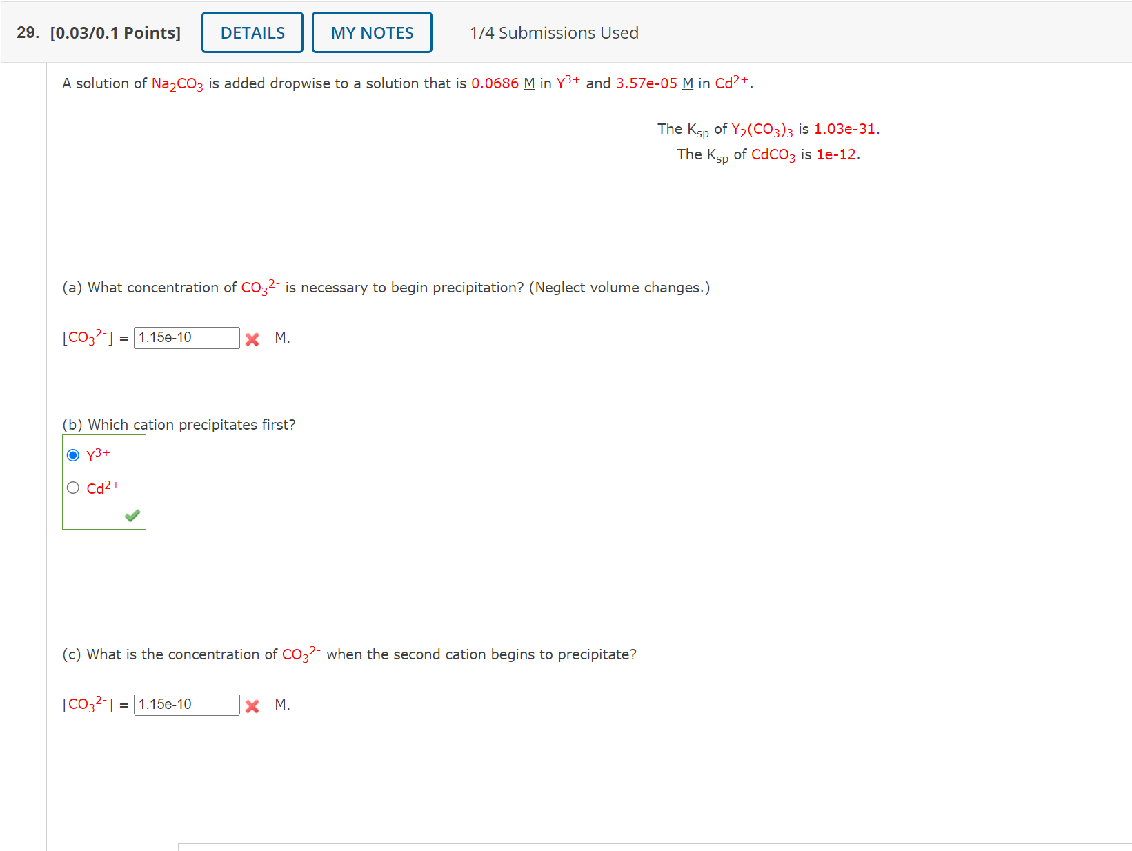 Solved A solution of Na2CO3 ﻿is added dropwise to a solution | Chegg.com