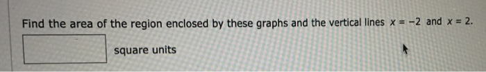 Solved g(x) = 1x3 rx) = x2 + 5, 3 2. Find the area of the | Chegg.com