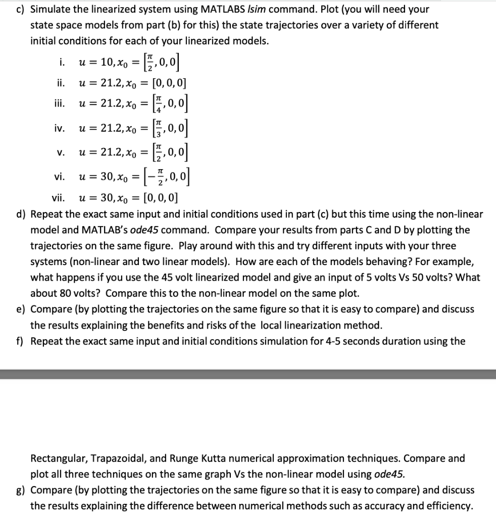This special assignment is designed for linearization | Chegg.com