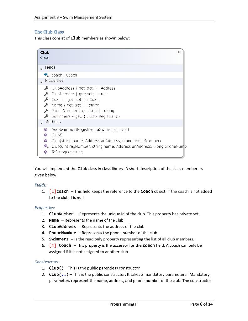 Programming II Assignment 3 Once you are done with | Chegg.com