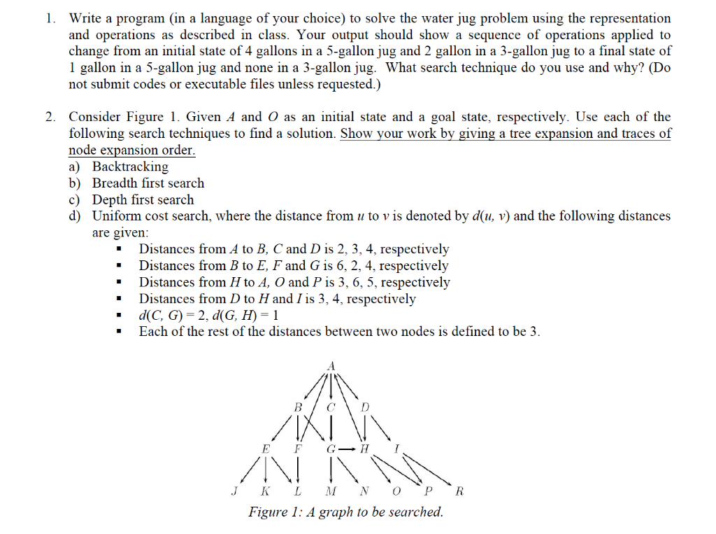 Solved 1 Write a program (in a language of your choice) to | Chegg.com