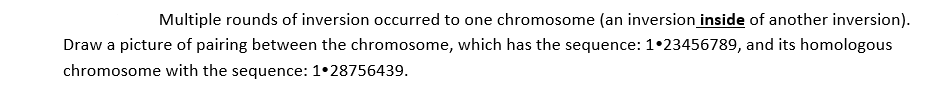 Solved Multiple rounds of inversion occurred to one | Chegg.com