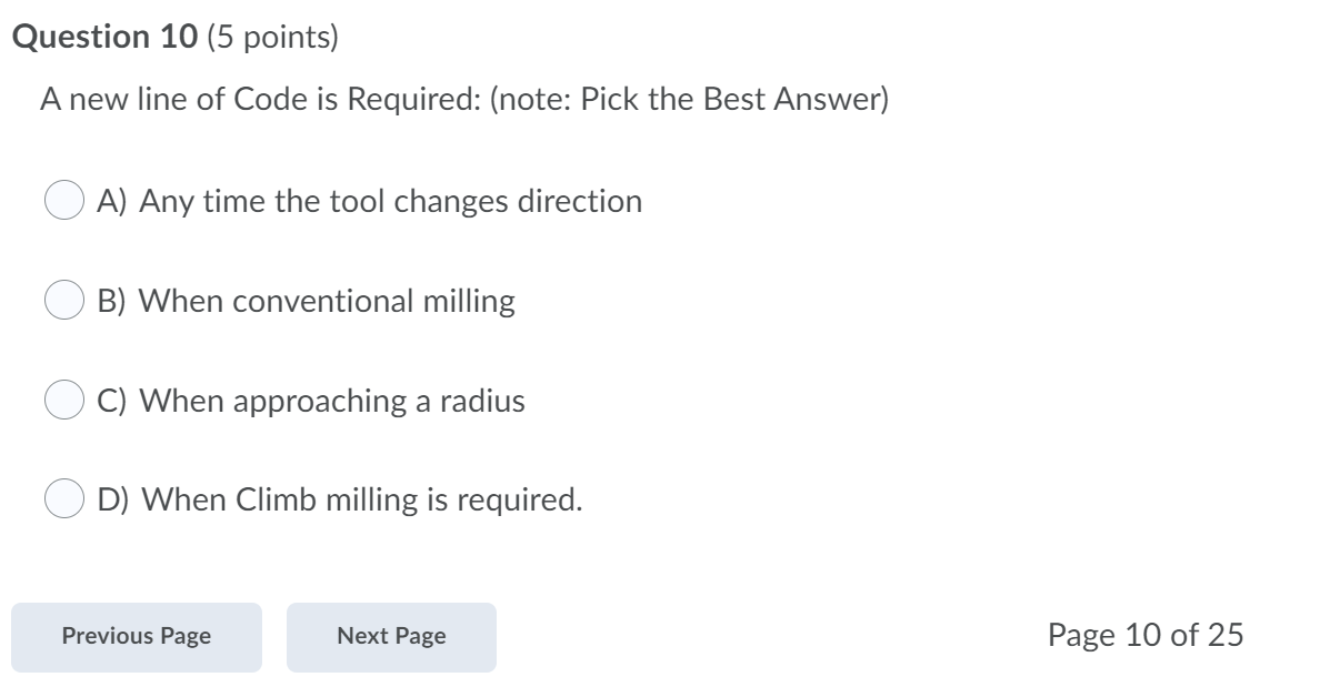 Solved Question 10 (5 points) A new line of Code is | Chegg.com