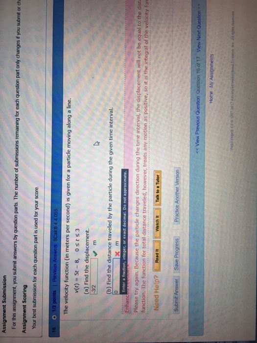 Solved The velocity function (in meters per second) is given | Chegg.com
