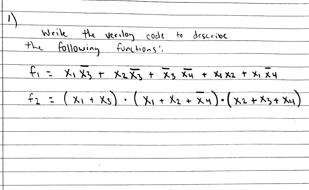Solved f1=x1xˉ3+x2xˉ3+xˉ3xˉ4+x1x2+x1xˉ4 | Chegg.com