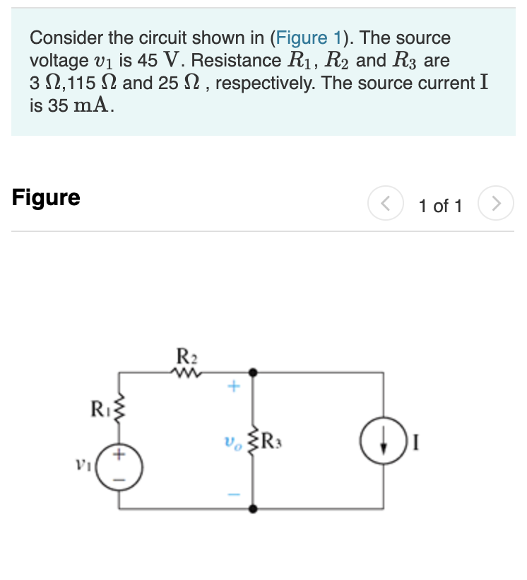 Solved Consider the circuit shown in (Figure 1). The source | Chegg.com
