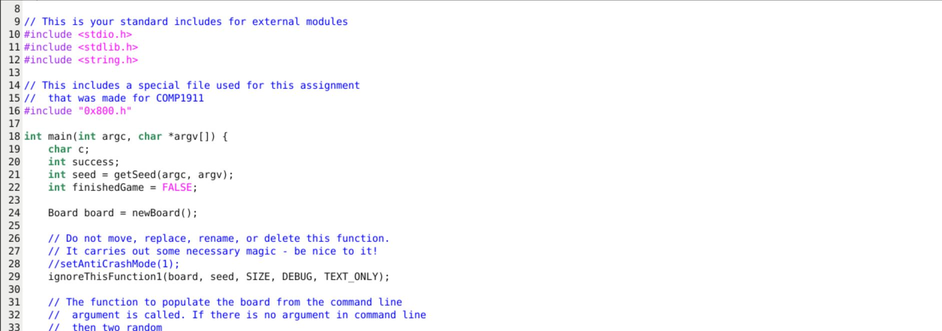 Solved #C language programming task. Making the 2048 game in | Chegg.com