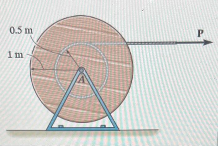 Solved Determine angular velocity of the reel when t=2 s, | Chegg.com