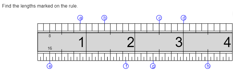 Solved The length marked "a" is __in (Type a whole number or | Chegg.com