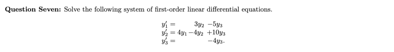 Applied Linear Algebra: With steps please! I am | Chegg.com